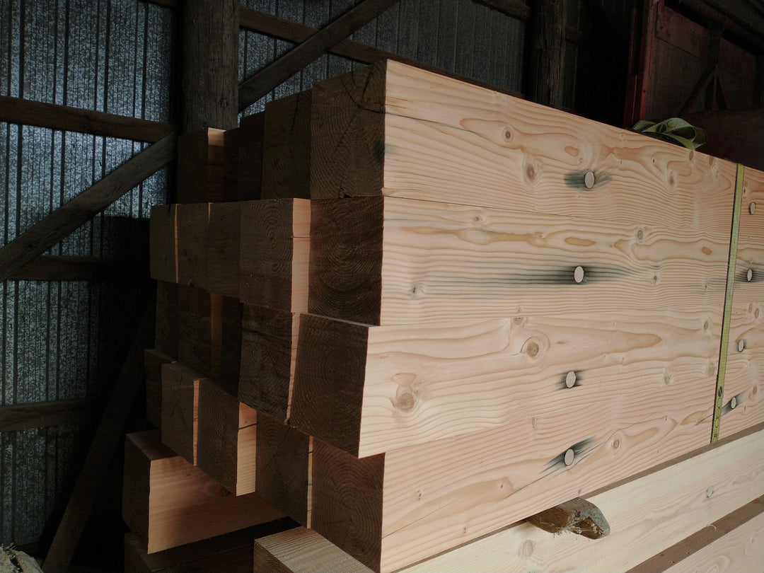 Reclaimed Douglas Fir Timbers – Bodega Wood Works